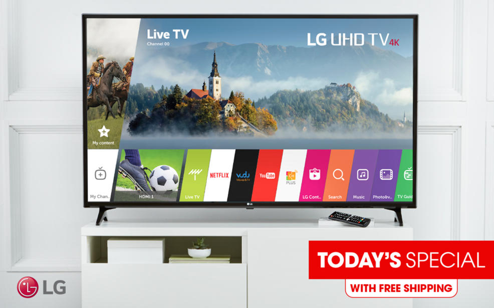 (HSN) LG 55" Smart 4K Ultra HDTV with Active High Dynamic Range ...