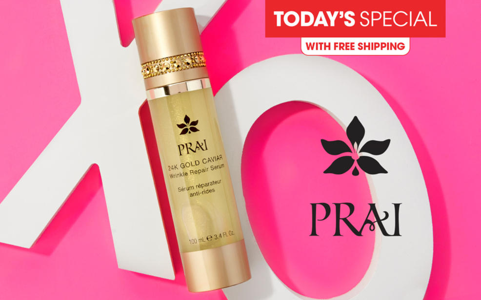 (HSN) PRAI 24K Gold Caviar Wrinkle Serum 3.4 fl. oz. with Special ...