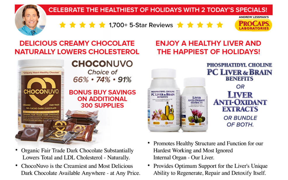 (HSN) Andrew Lessman: Choconuvo and Liver – TVShoppingQueens