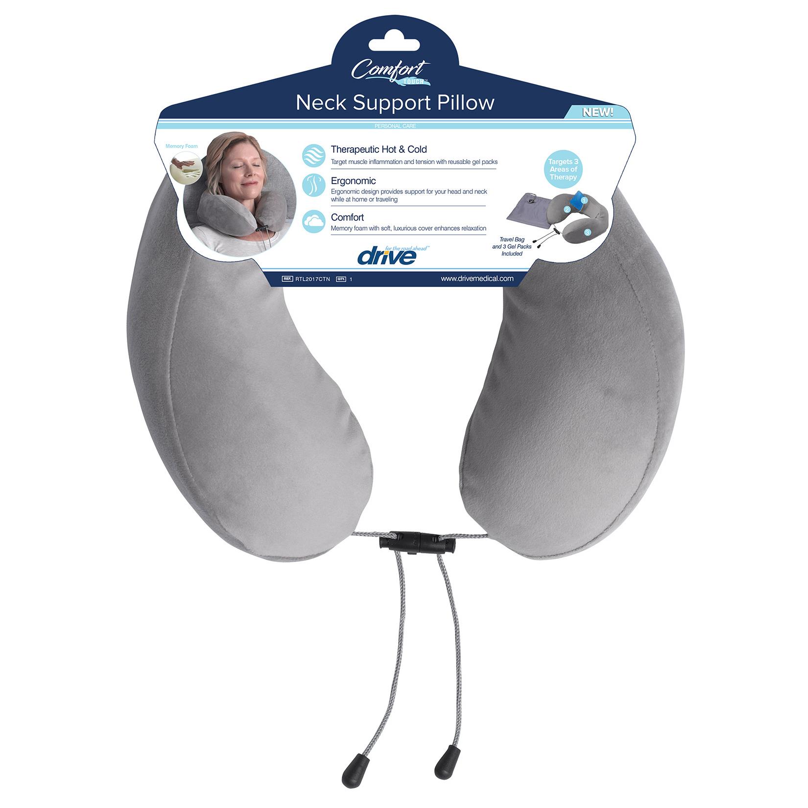 Drive Medical Comfort Touch Neck Support Pillow | HSN