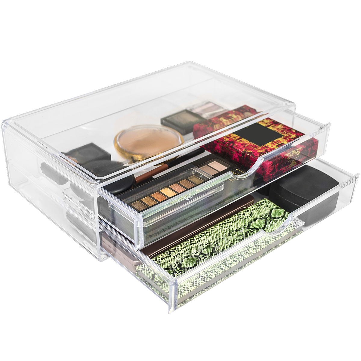 Sorbus XL Makeup Display Case with 2 Drawers - 20695161 | HSN