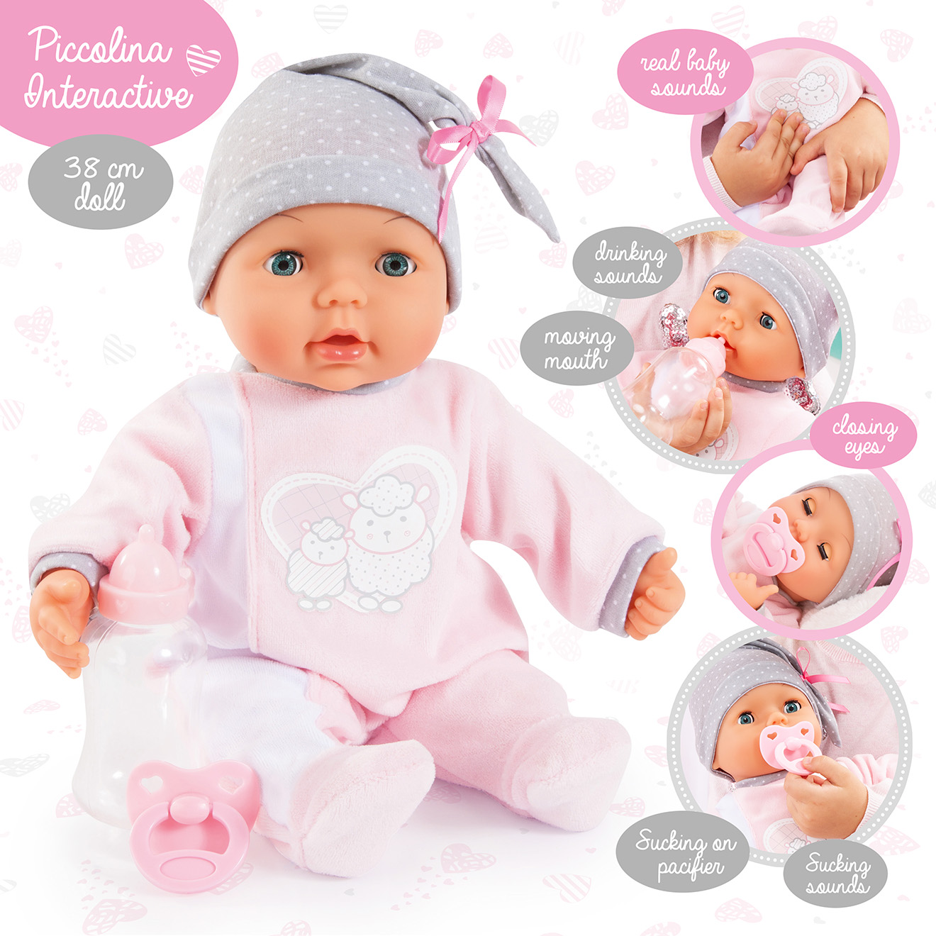 Ulba My Piccolina Interactive Baby Doll - 15" | HSN