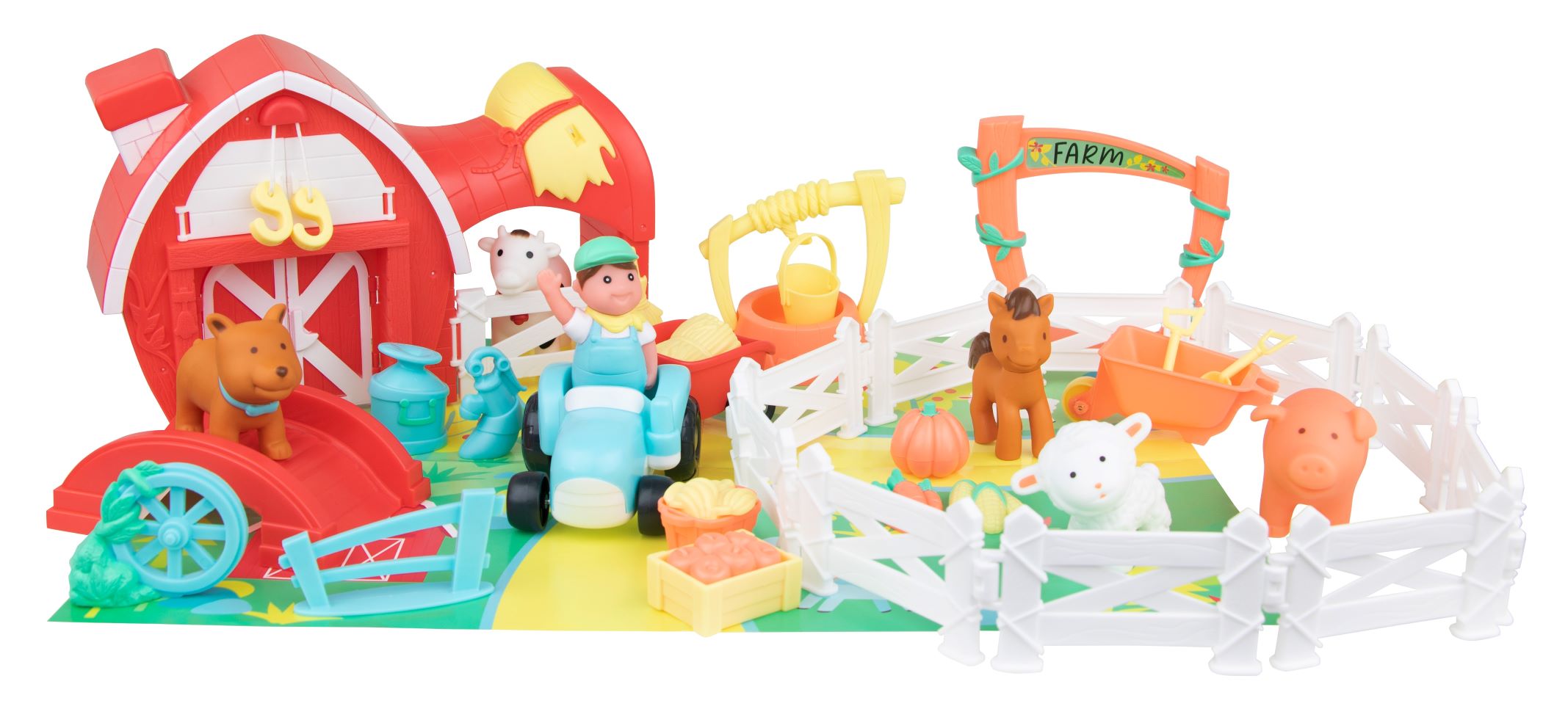 JC Toys Lots to Play Toys Farm Play Set Barnyard Gift Set | HSN