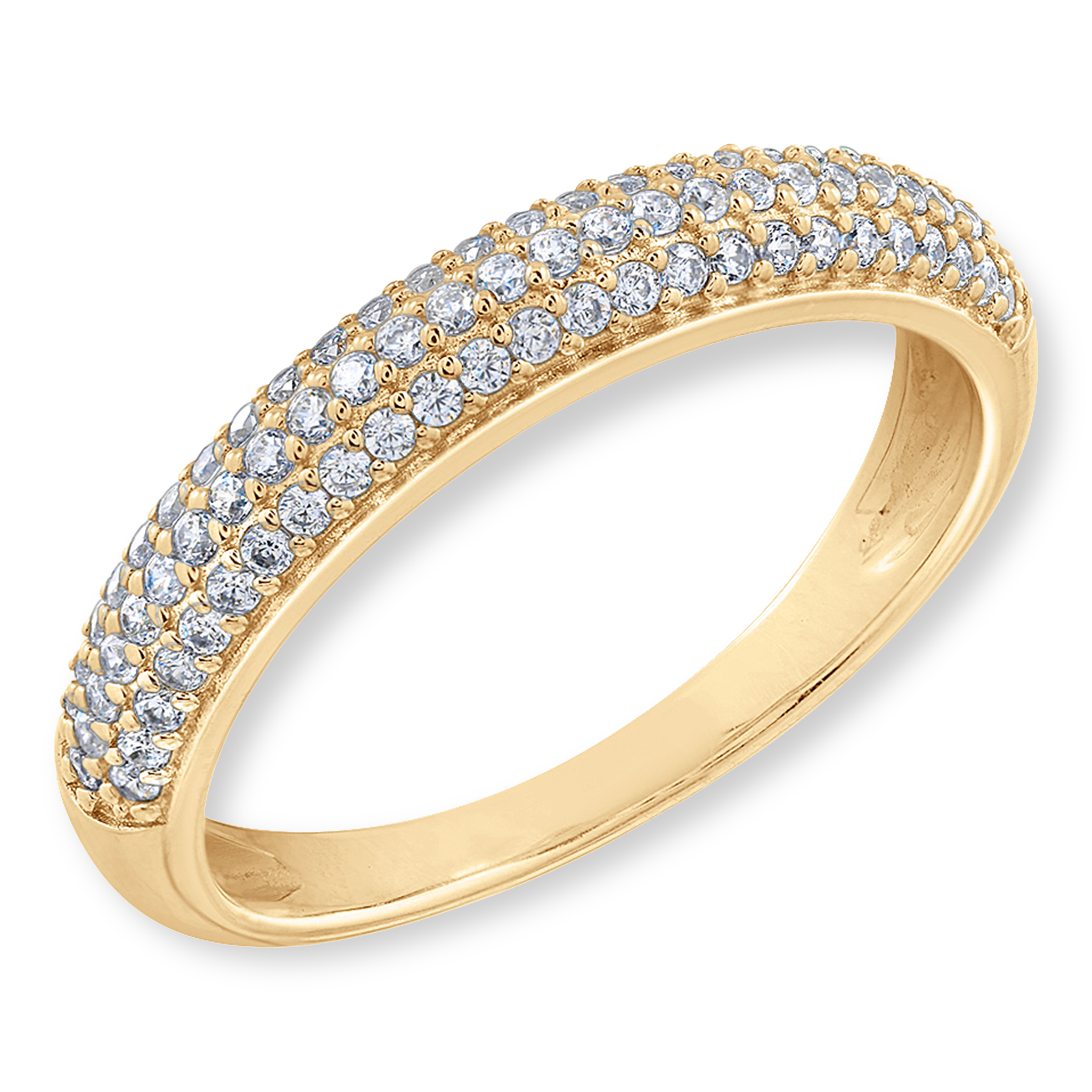Radiance by Absolute™ .69ctw Pavé Dome Ring | HSN
