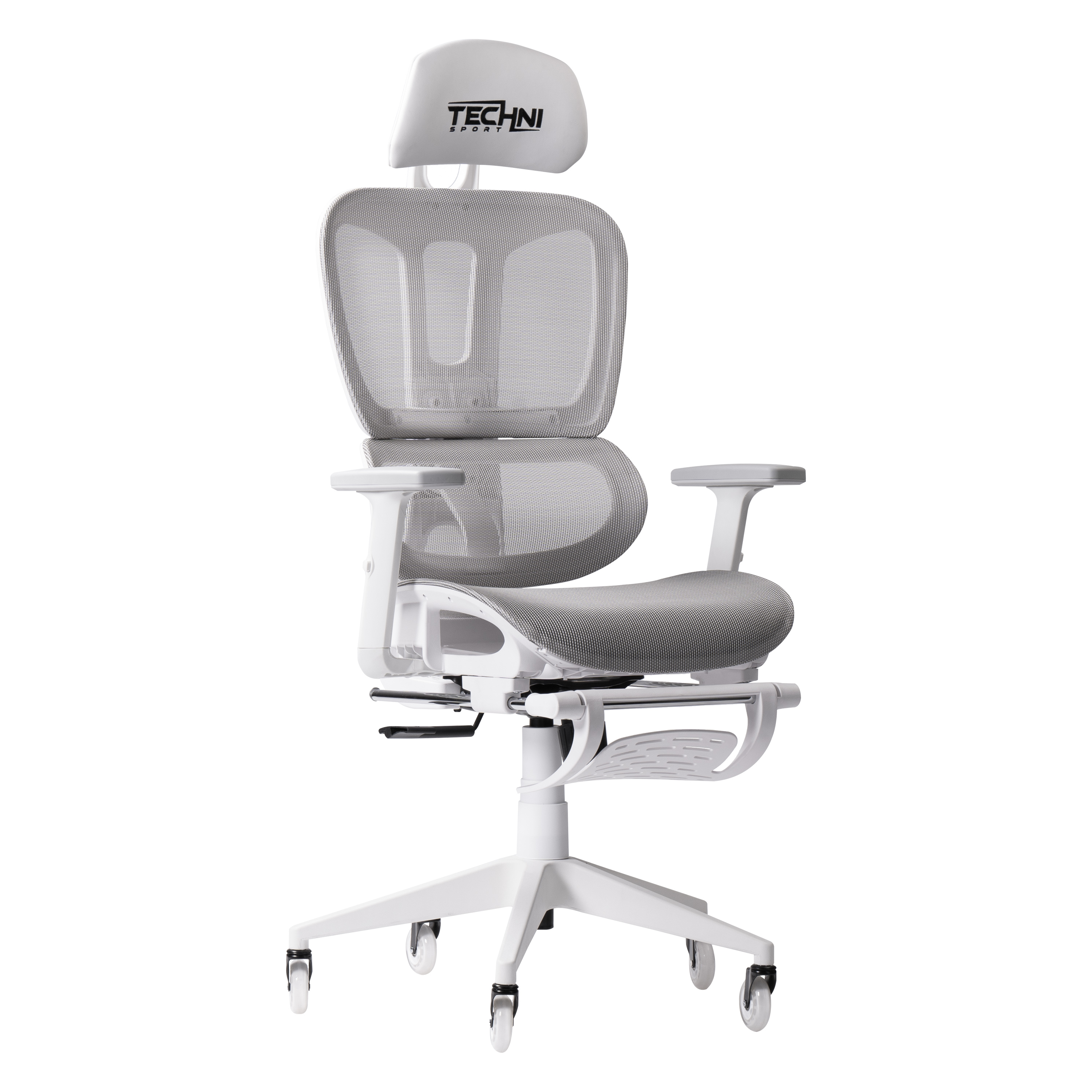 Techni Sport AIRFLEX2.0 White Mesh Gaming Chair | HSN