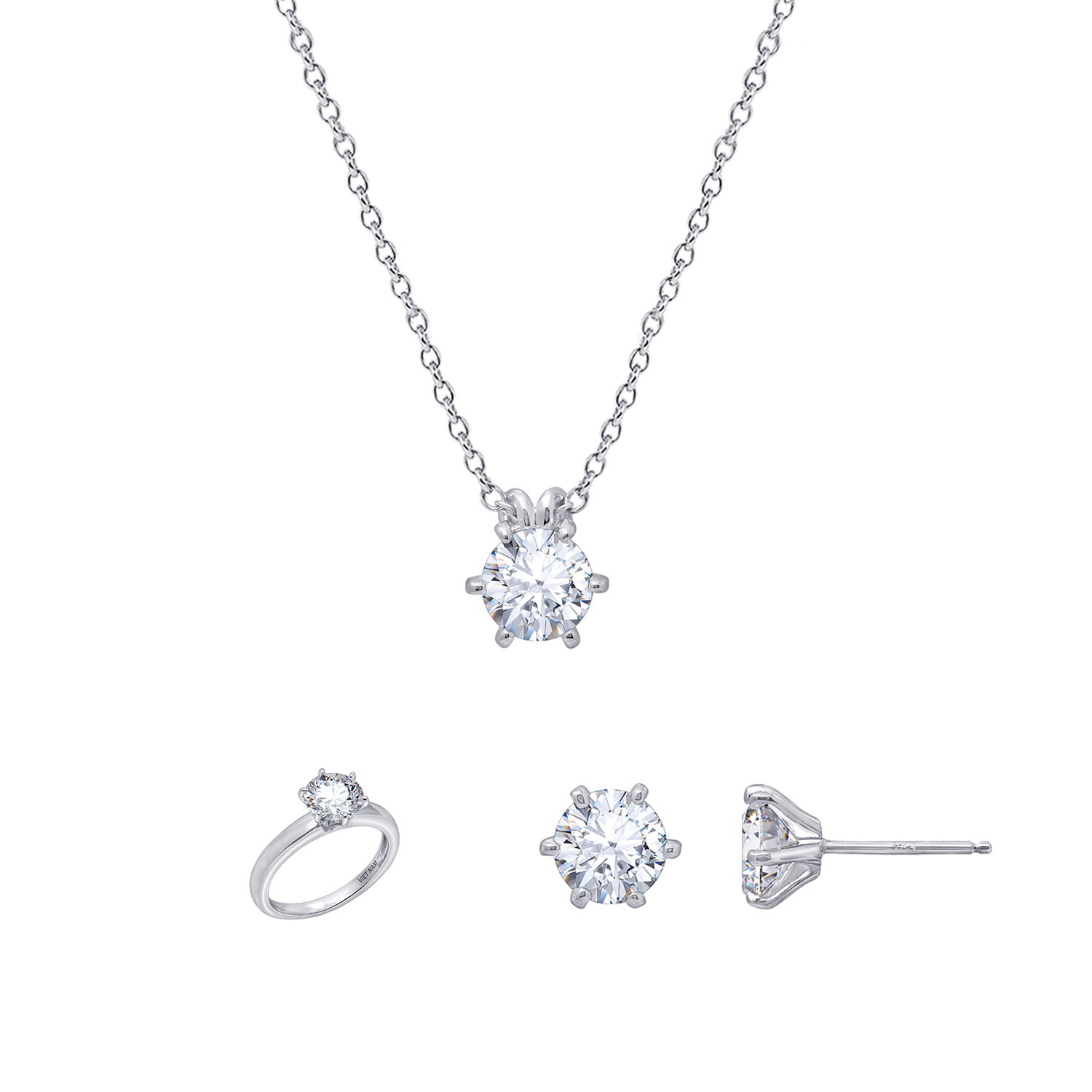 Radiance by Absolute™ Pendant, Earrings and Ring Set | HSN