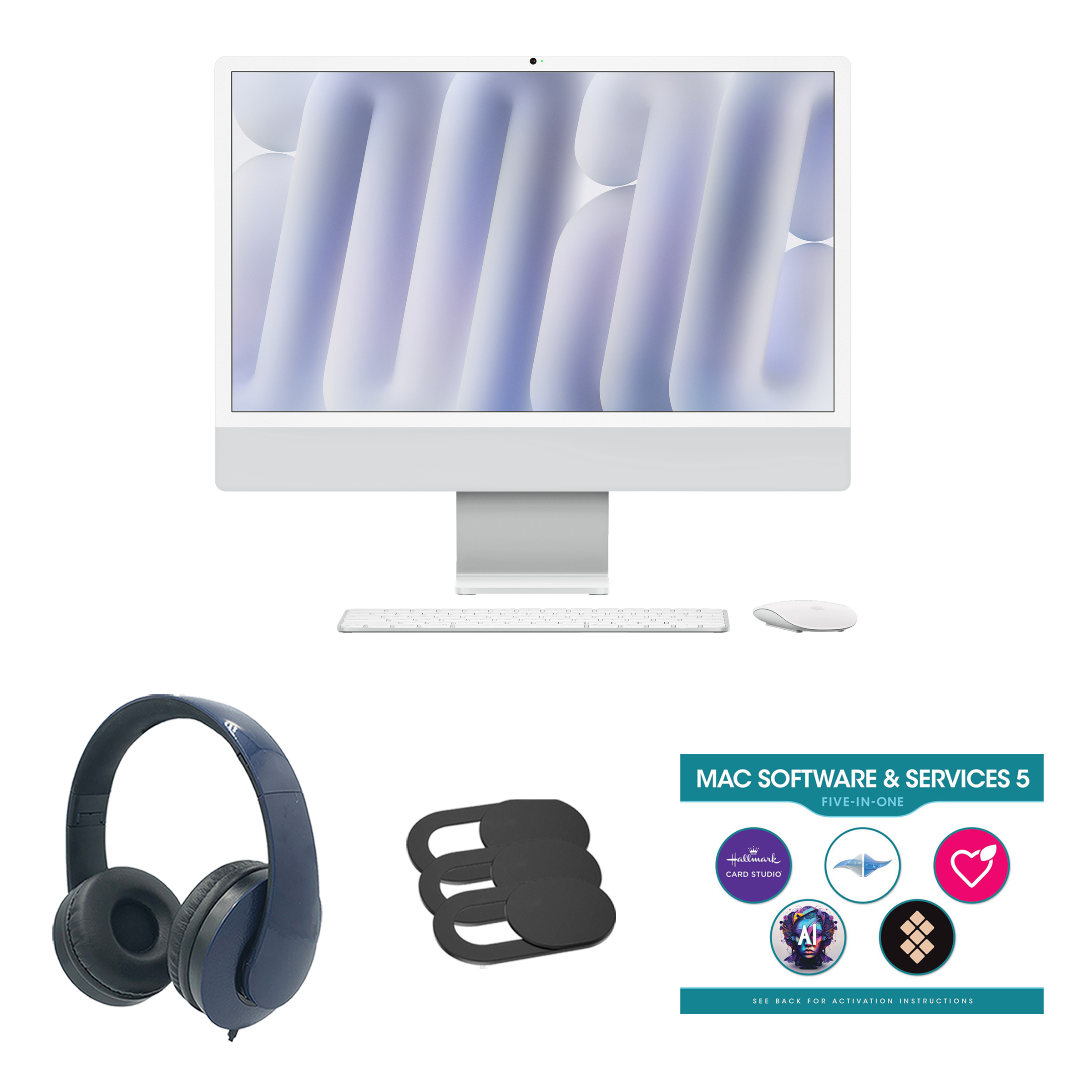 Apple iMac 24" M4 10-Core CPU 10-Core GPU 256GB 16GB Bundle | HSN