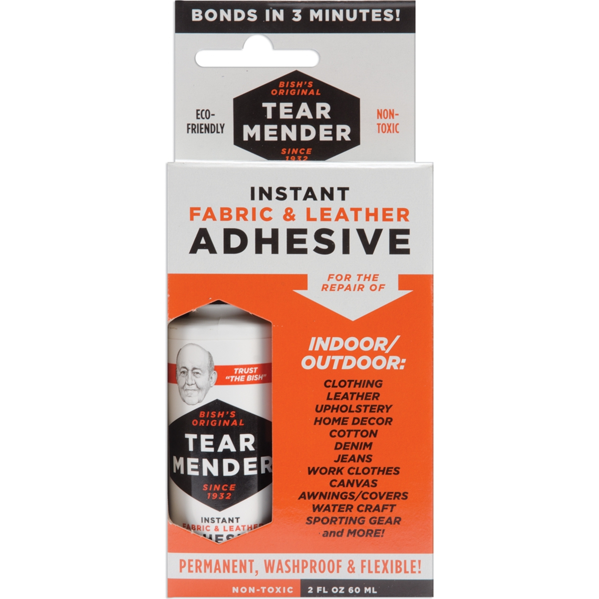 Tear Mender Instant Fabric and Leather Adhesive Packaged - 2oz | HSN