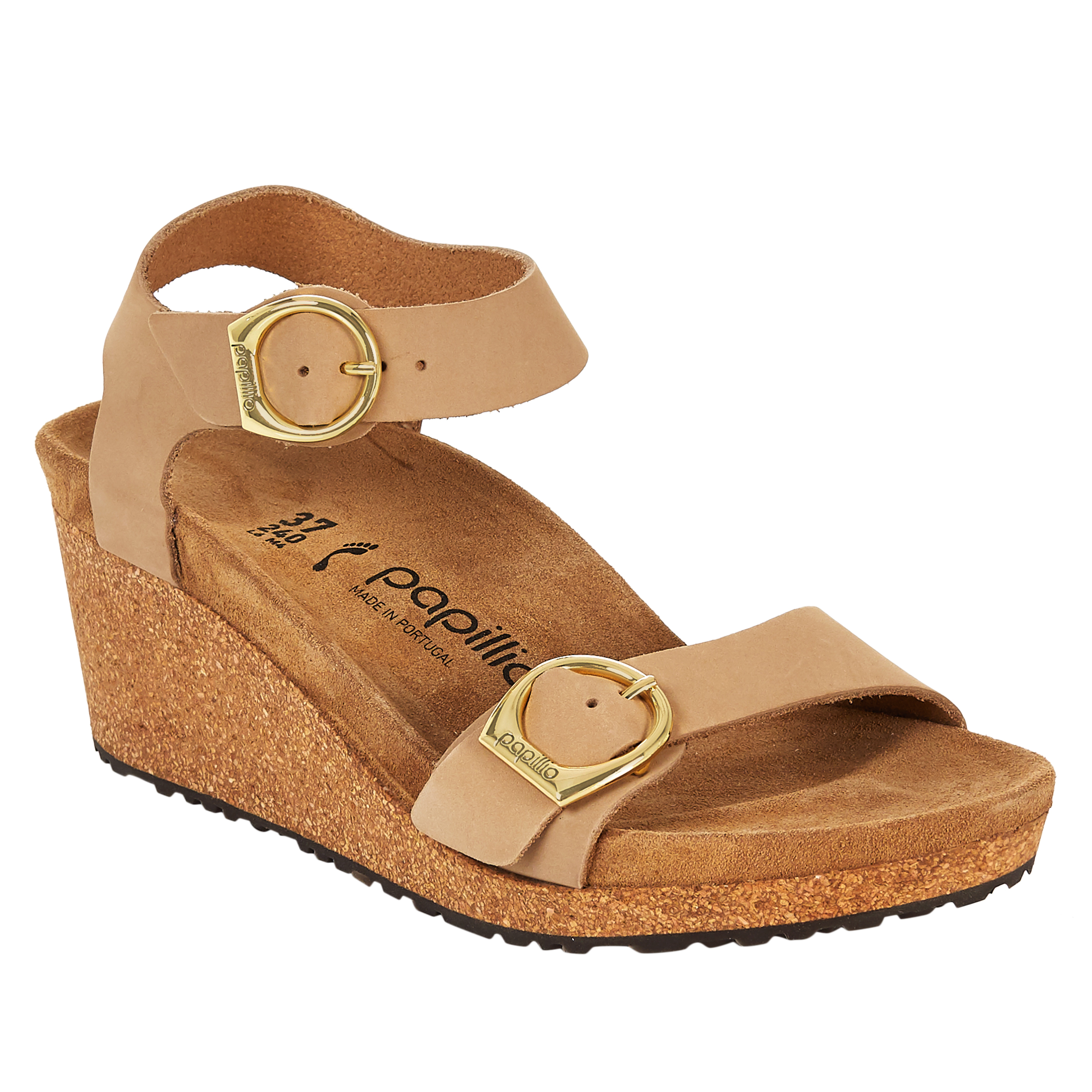 Papillio by Birkenstock Soley Leather Wedge Sandal | HSN