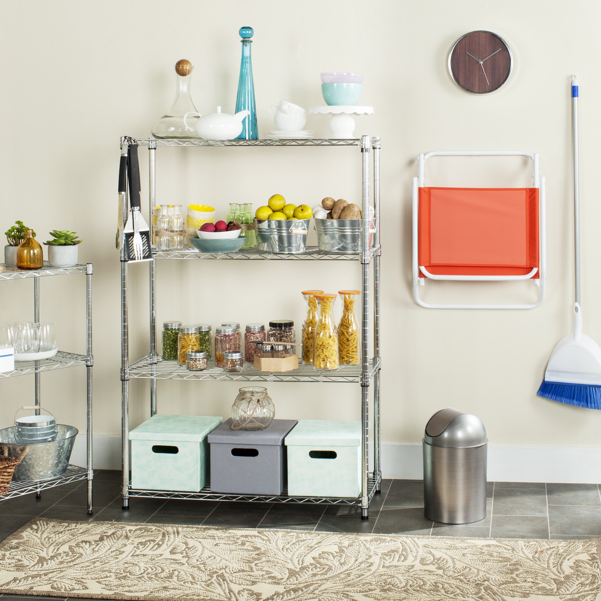 Happimess Bravo 4 Tier Wire Rack - Chrome - 8273047 | HSN