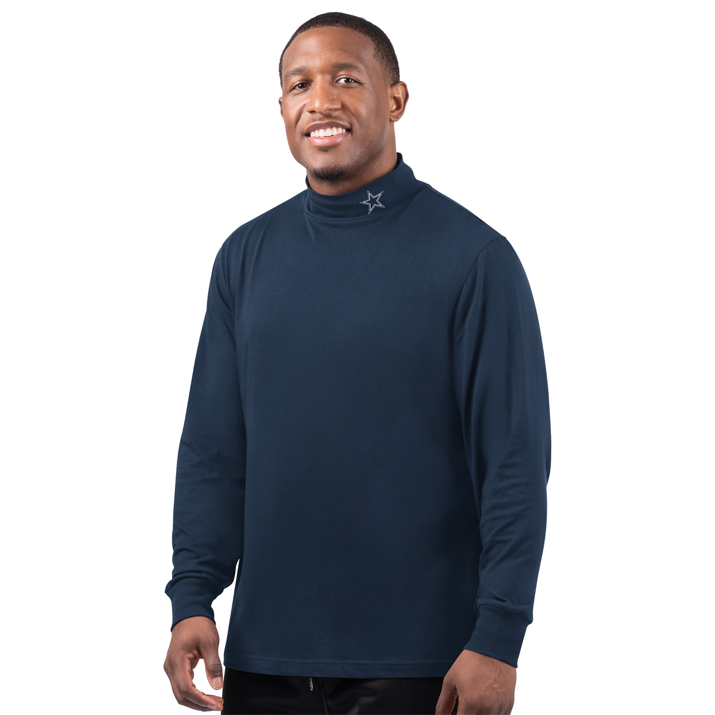 Officially Licensed NFL Dallas Cowboys by Carl Banks L/S Mock Turtle | HSN