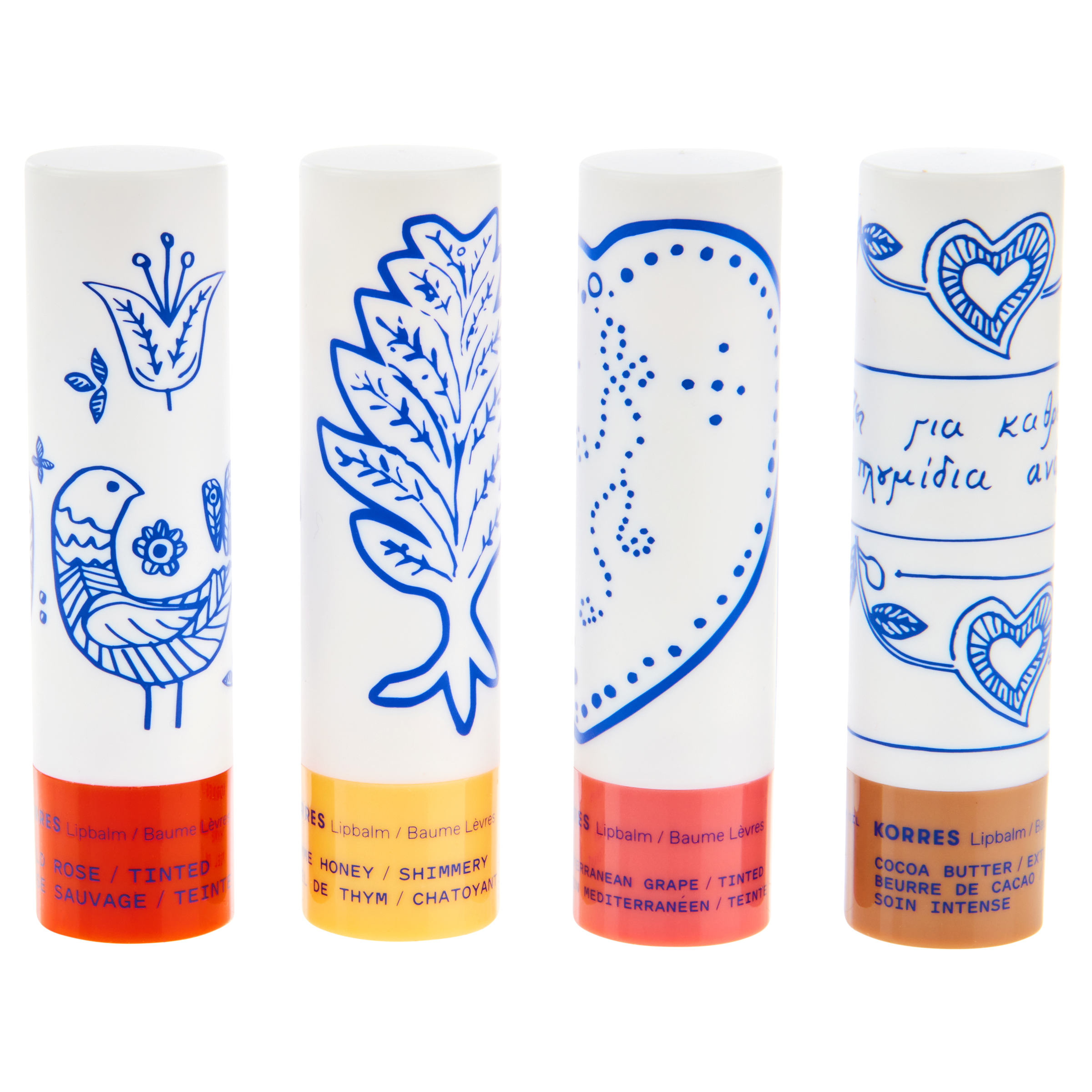 Korres 4-piece Hydrating Balsam Lip Butter Collection | HSN