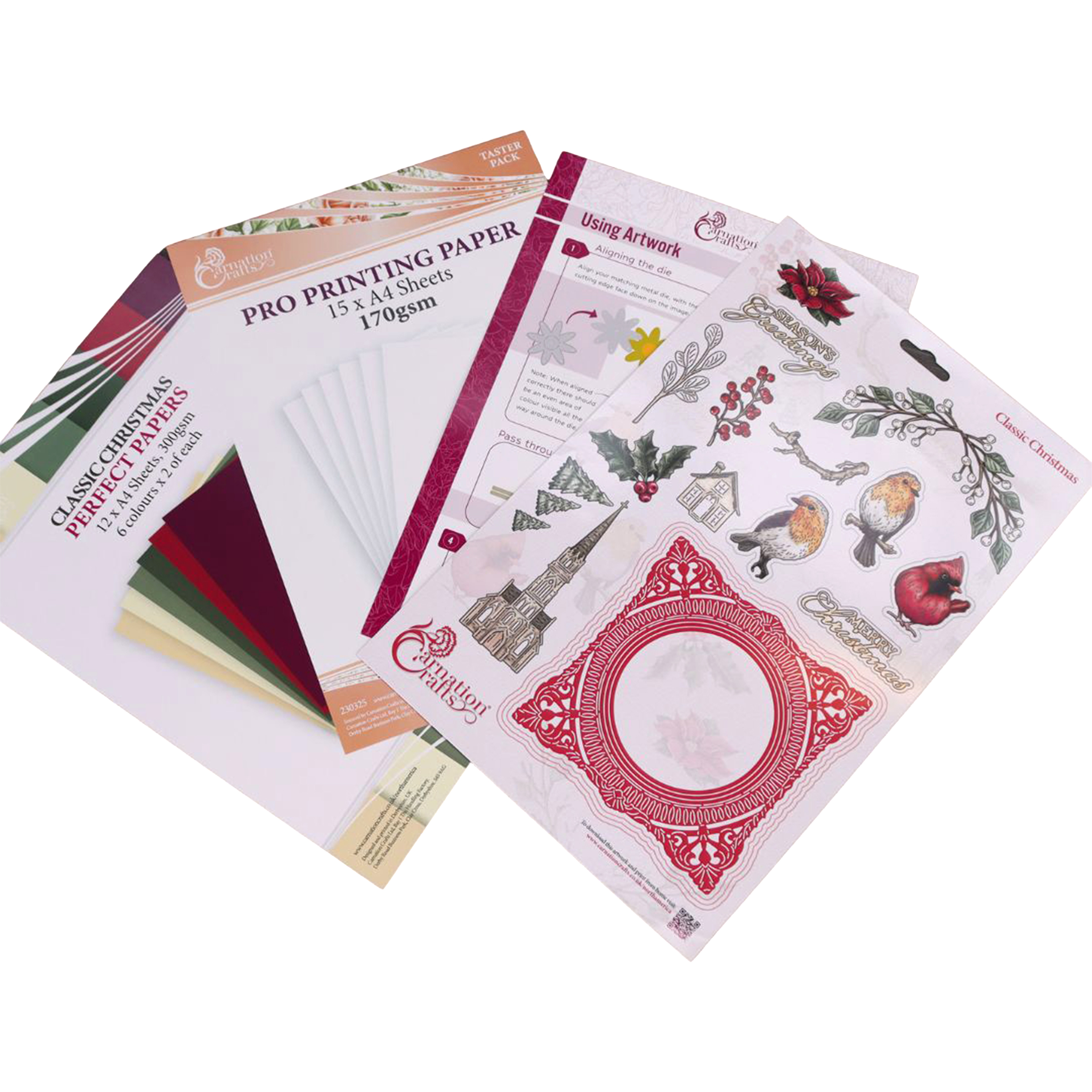Carnation Crafts Classic Christmas Paper Craft Kit - 23325622 | HSN