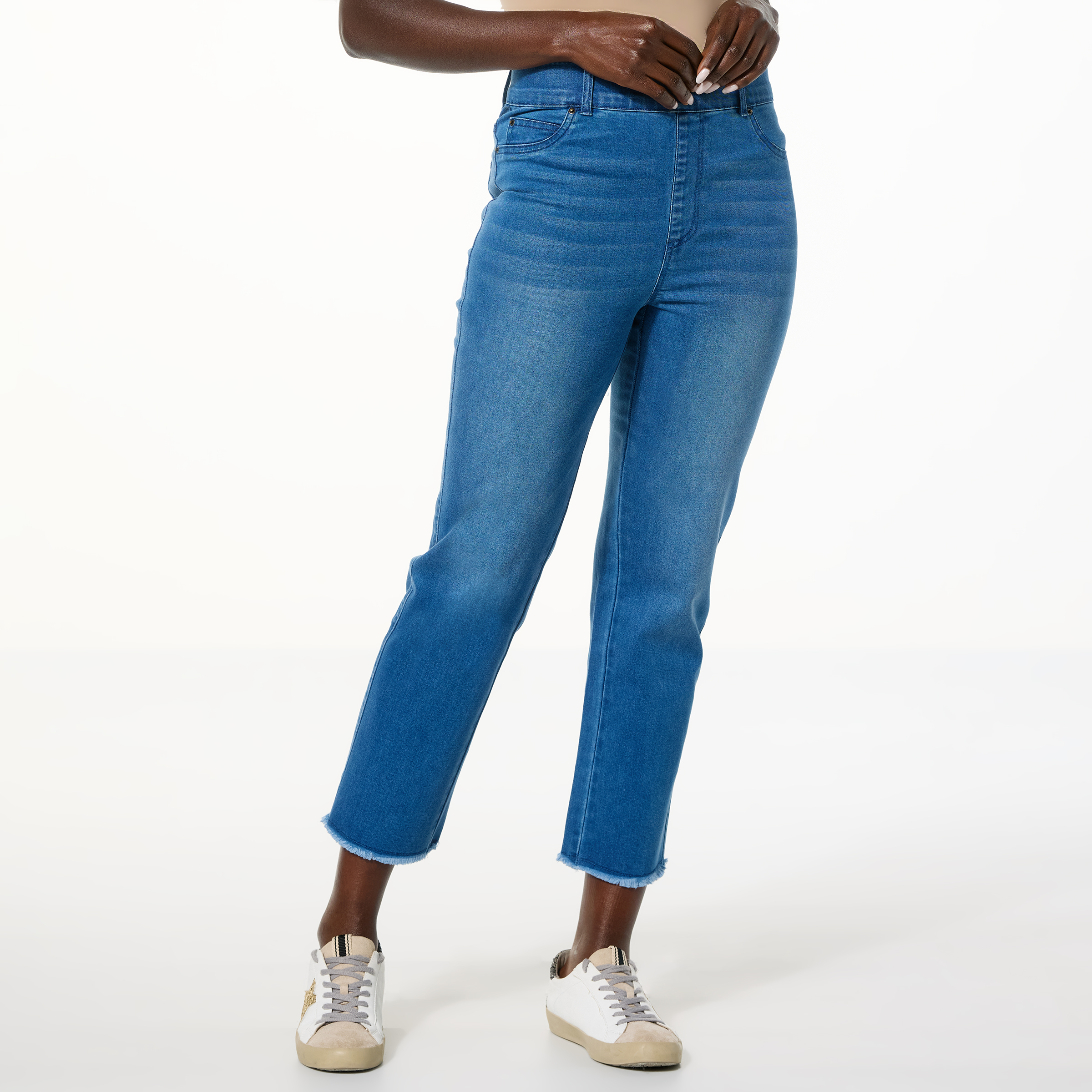 Colleen Lopez Stretch Denim Crop Pant | HSN