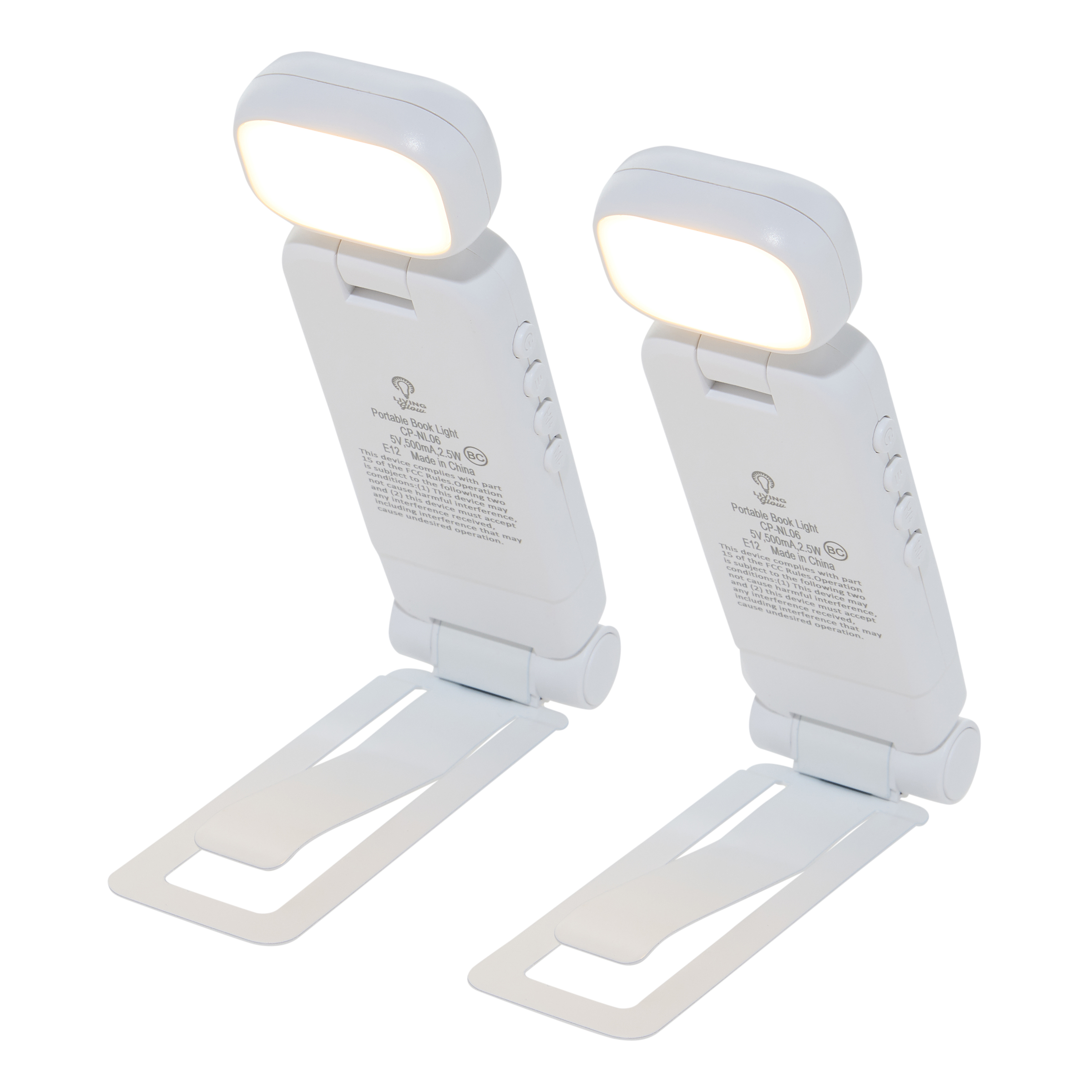 Living Glow Rechargeable Book Light - 2-pack - 23380464 | HSN