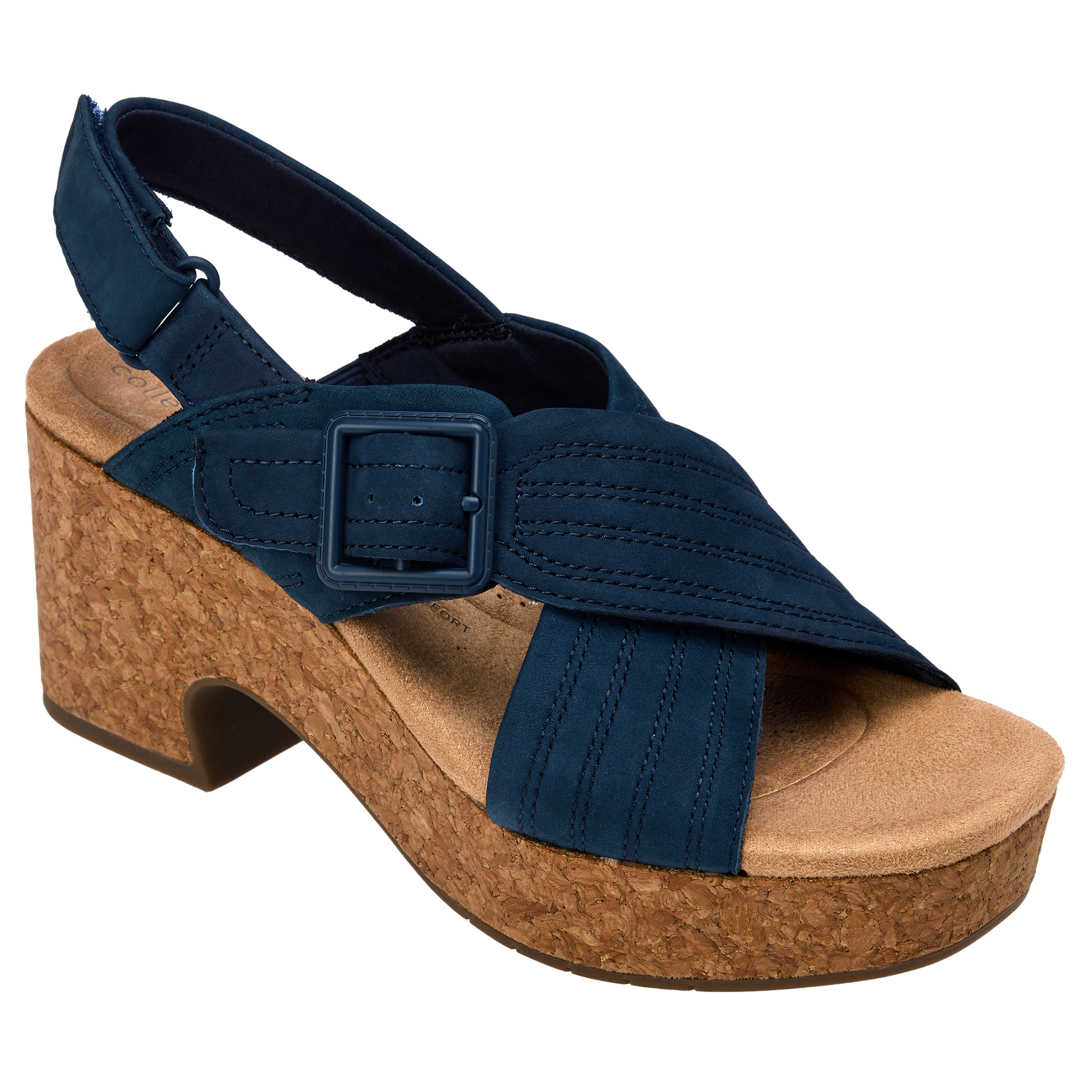 Clarks Collection Nerisa West Slingback Wedge Sandals | HSN