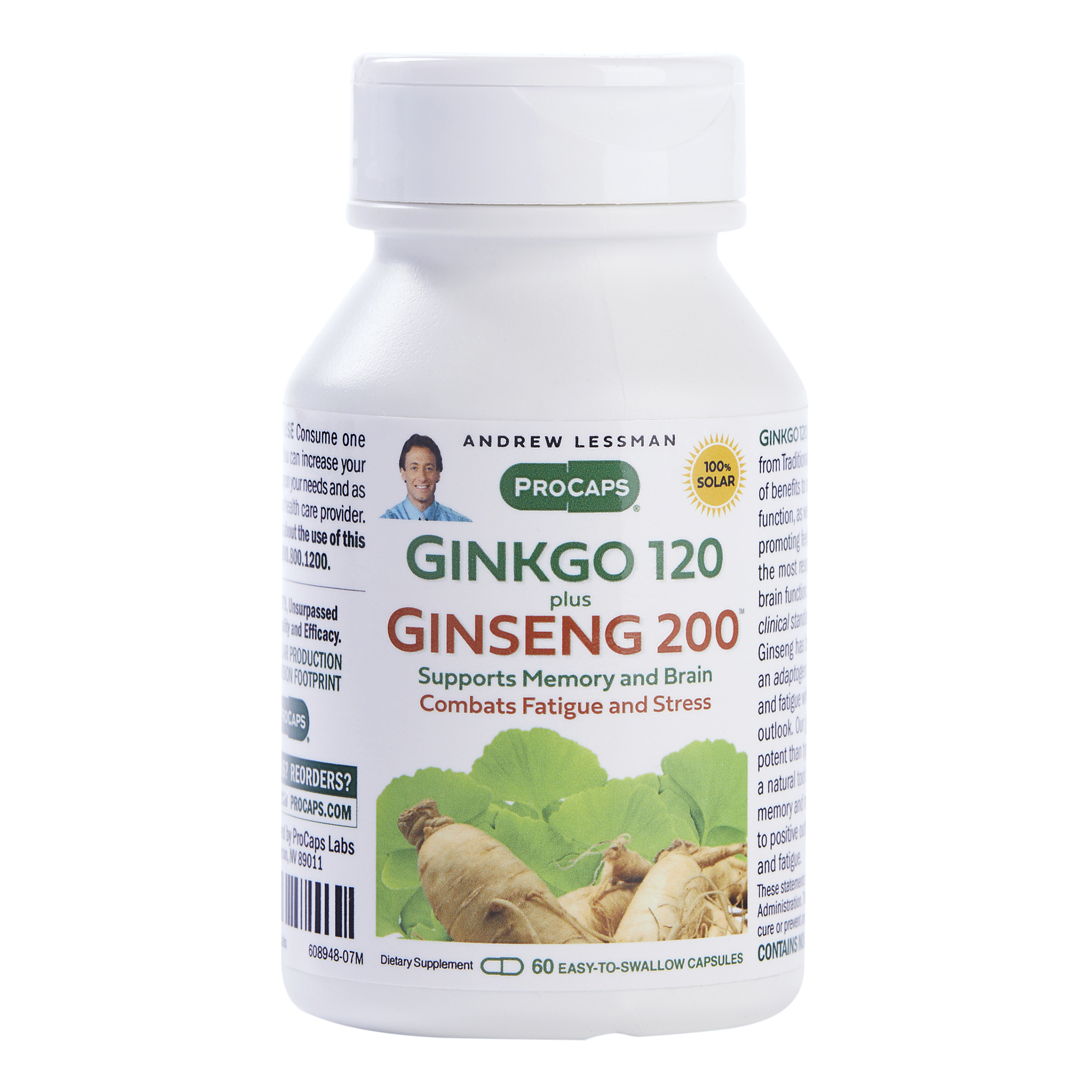 Andrew Lessman Ginkgo 120 Plus Ginseng 200 - 60 Capsules | HSN