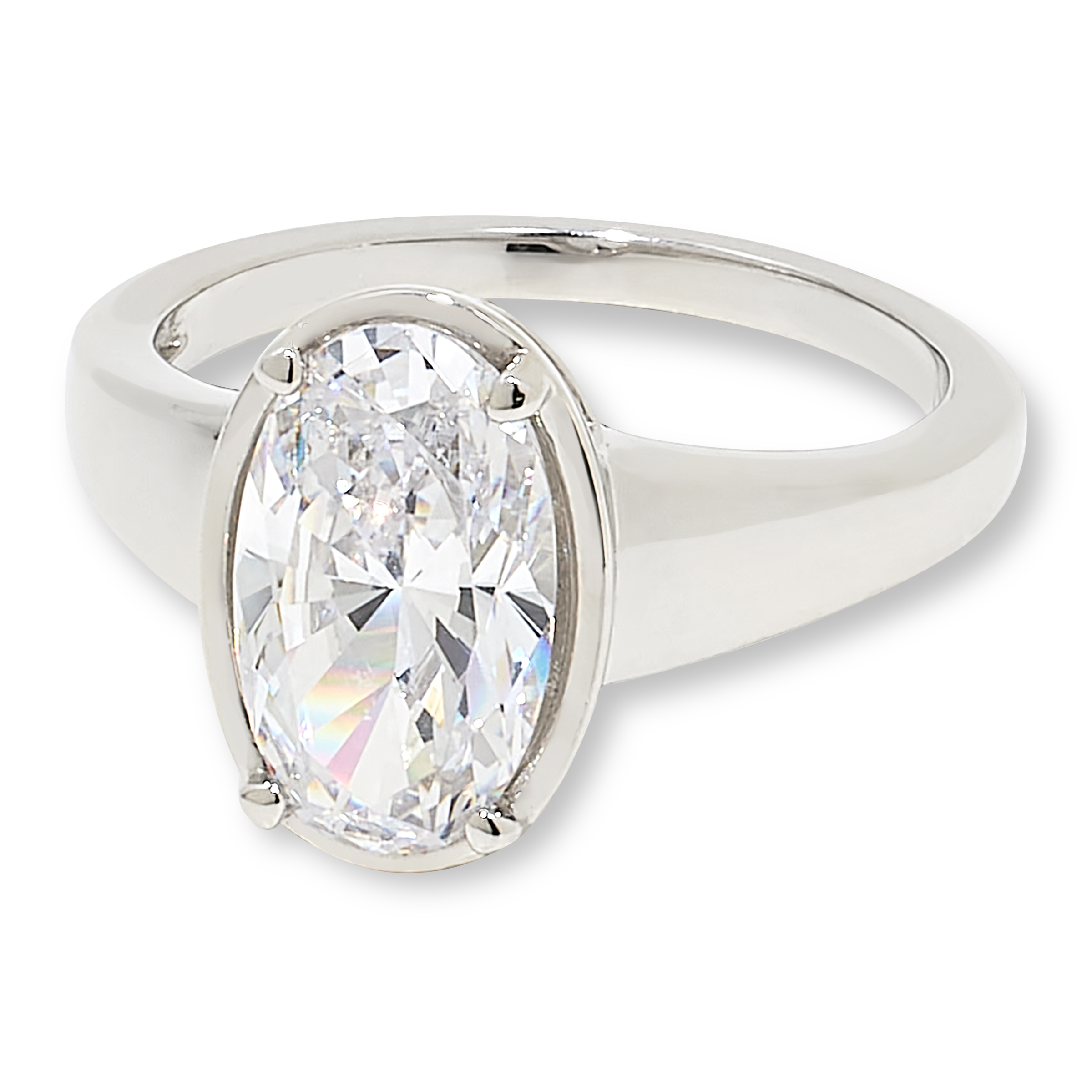 Radiance by Absolute™ Oval Elongated Statement Ring | HSN