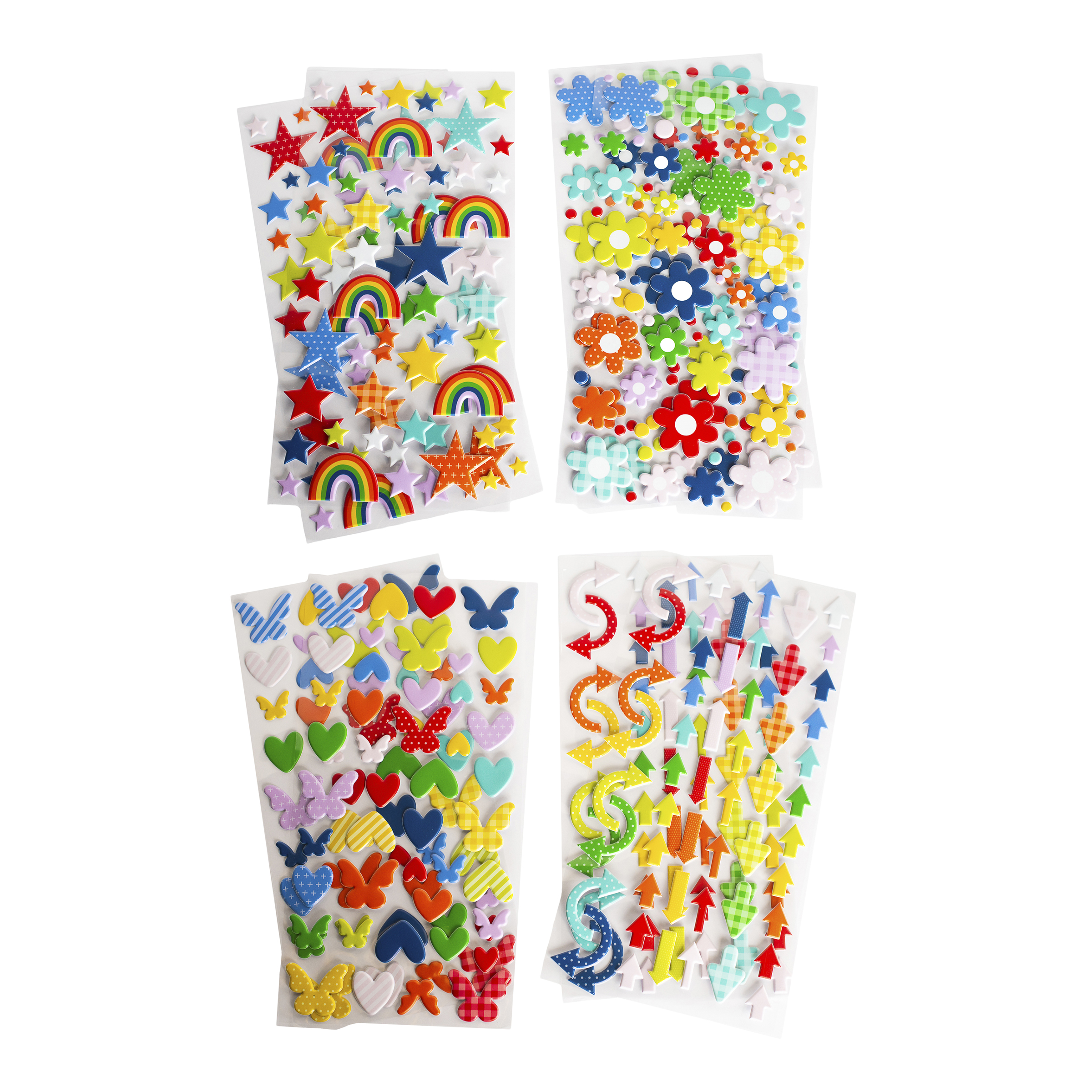 Kingston Crafts Every Day Puffy Stickers - Set of 442 | HSN