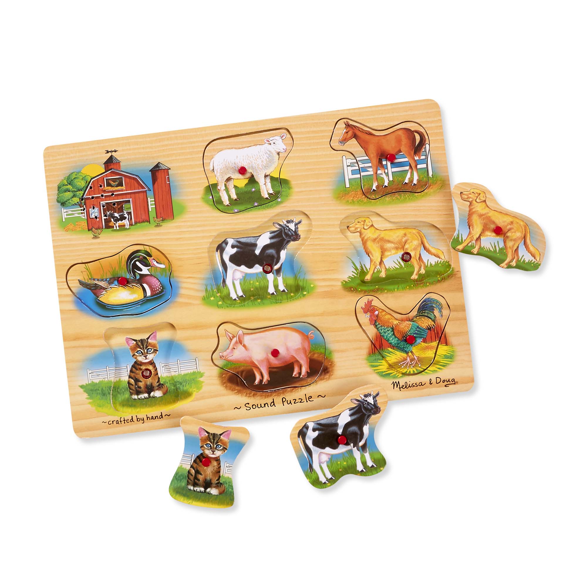 Melissa & Doug Farm Sound Puzzle - 9931279 | HSN