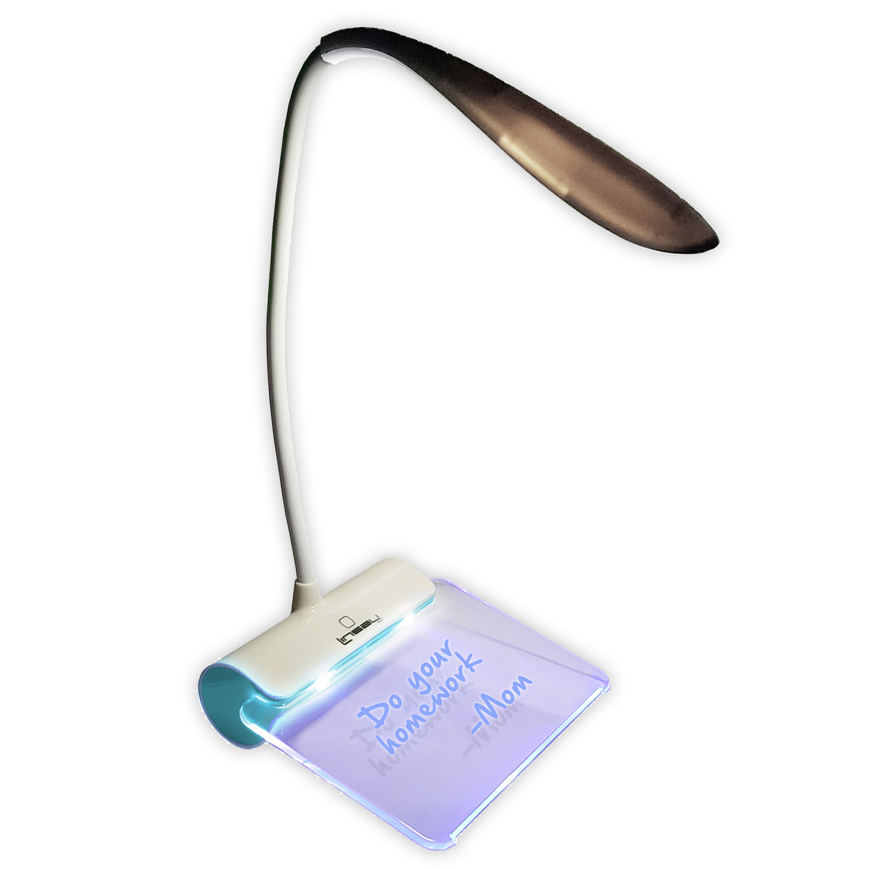 LINSAY Smart LED Notepad Lamp with 2 USB Charger Charging - 9934602 | HSN
