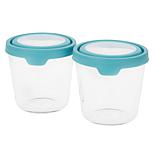 Anchor Hocking 4-piece 7-Cup TrueSeal Glass Food Storage Set with Pen ...