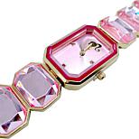 Barbie Women's Pink Sunray Dial Octagon Bracelet Watch | HSN
