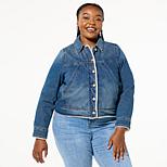 Democracy Long-Sleeve Sherpa-Lined Denim Jacket | HSN