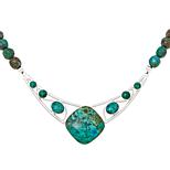 Jay King Gallery Collection Sterling Silver Parrot Wing Stone Necklace ...