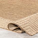 nuLOOM Asha Simple Border Indoor/Outdoor Area Rug - Light Brown ...