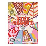 Stamps By Me "Stay Groovy" 5" x 7" Paper Pad - 75 Sheets - 22127662 | HSN