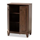 Wholesale Interiors Nissa Wood 2-Door Shoe Storage Cabinet | HSN