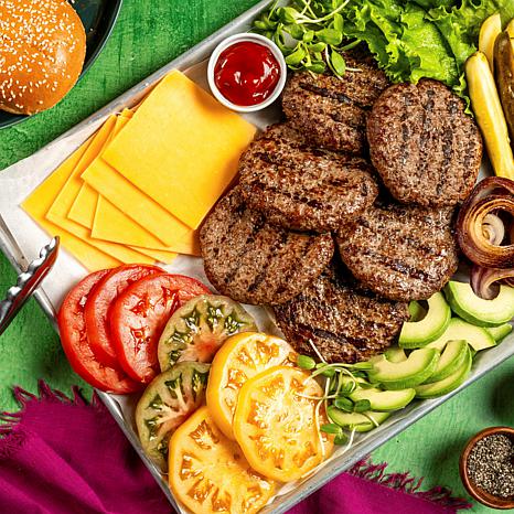 ButcherBox 12-pack 5.33 oz. Grass-Fed Beef Burgers | HSN