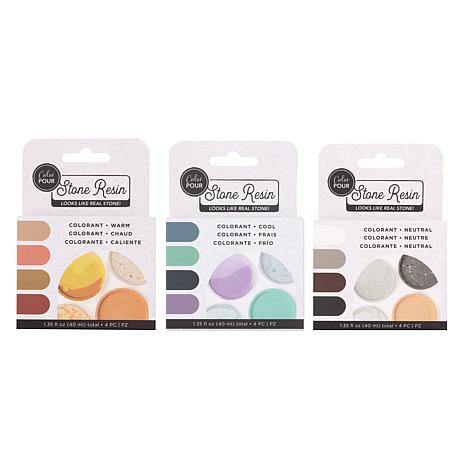 Color Pour Stone Resin Liquid Colorant Set of 12 - 23219755 | HSN