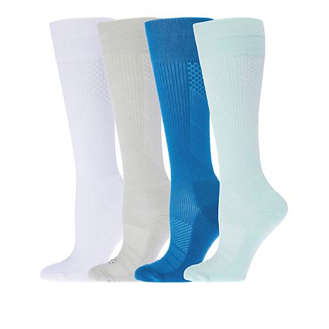 Copper Life 4-pack EcoCool Ultraguard Compression Socks - 10089740 | HSN