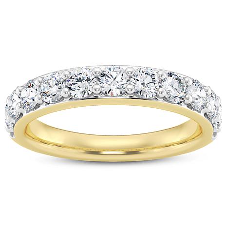 Éthique 14K Gold 1ctw Lab-Grown Diamond Band Ring - 23253878 | HSN