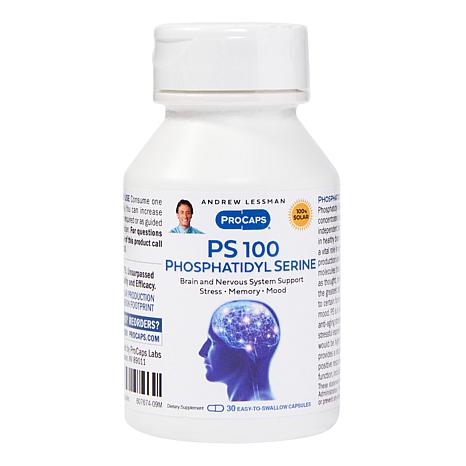 PS 100 Phosphatidyl Serine - 30 Capsules - 8385347 | HSN