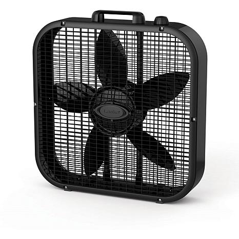 The Lasko B20401 Décor Colors 20" Box Fan - Black - 7733231 | HSN