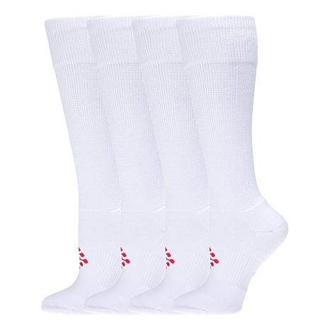 TrueEnergy 4 Pairs Over-the-Calf Infrared Socks - 9884705 | HSN