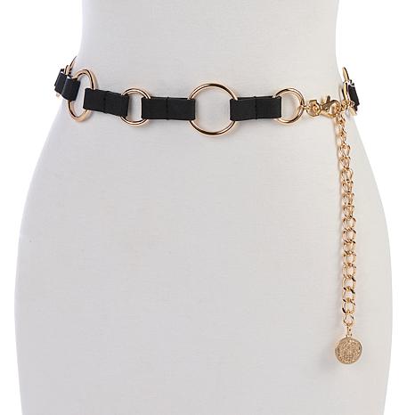 Vince Camuto Round Ring Chain Link Belt - 23486082 | HSN