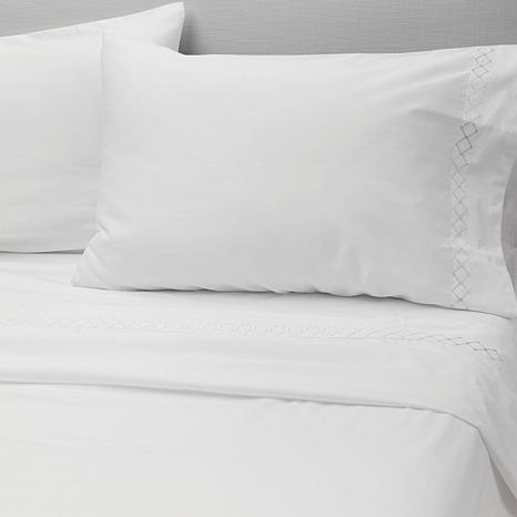 Wynne Home 100% Cotton Embroidered Sheet Set - 10093533 | HSN