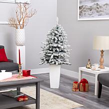 Christmas Trees | Shop Artificial, Flocked, Pre-lit Christmas Trees ...