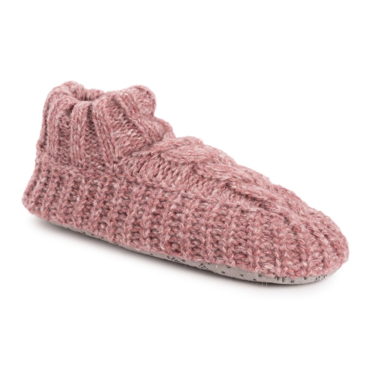 Muk Luks Women's Sweater Cuff Bootie | HSN