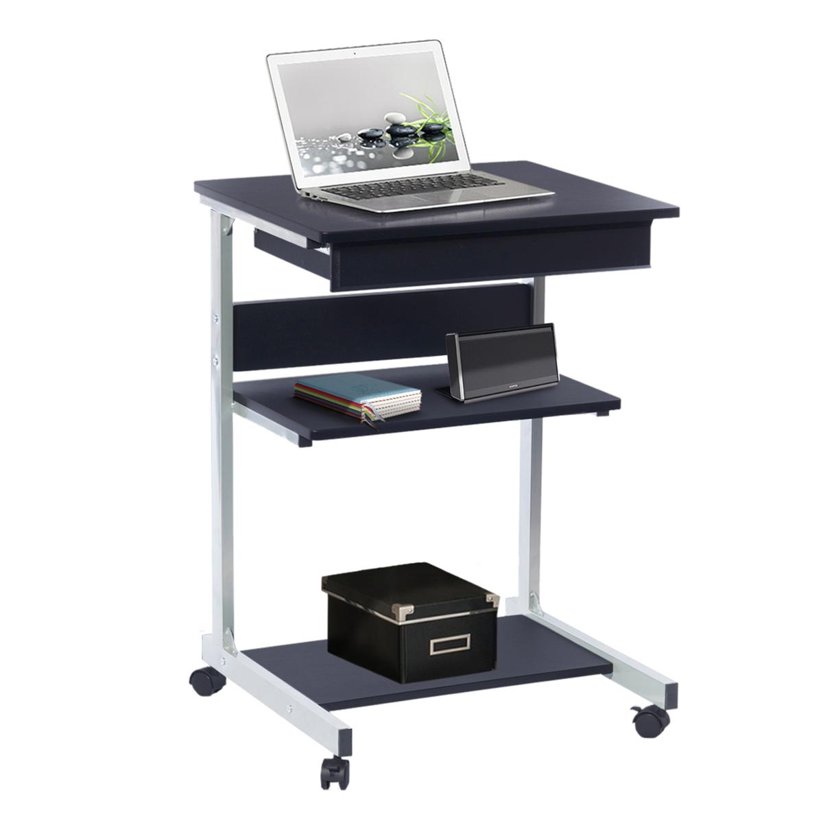 Techni Mobili Rolling Laptop Cart with Storage - Graphite - 20083715 | HSN