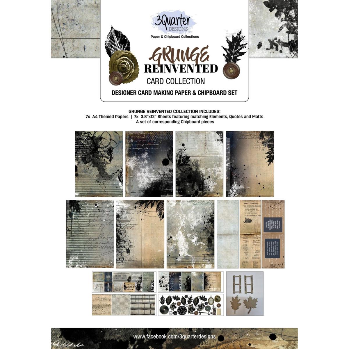 3Quarter Designs Grunge Reinvented Card Collection - 20529989 | HSN