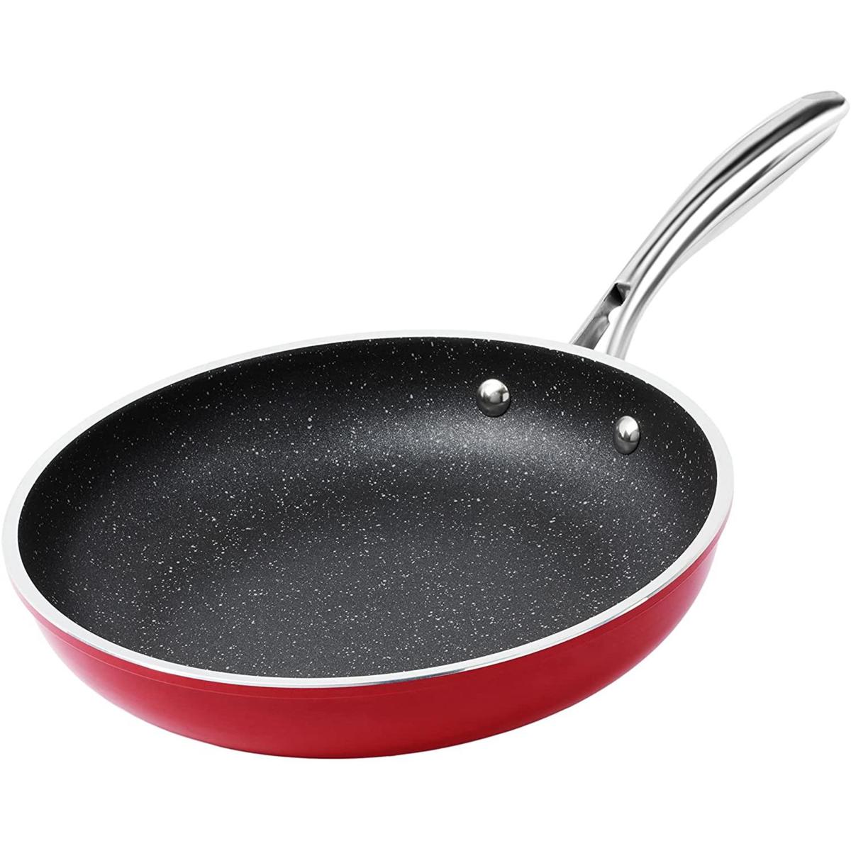 Granitestone Red 12'' Nonstick Fry Pan | HSN