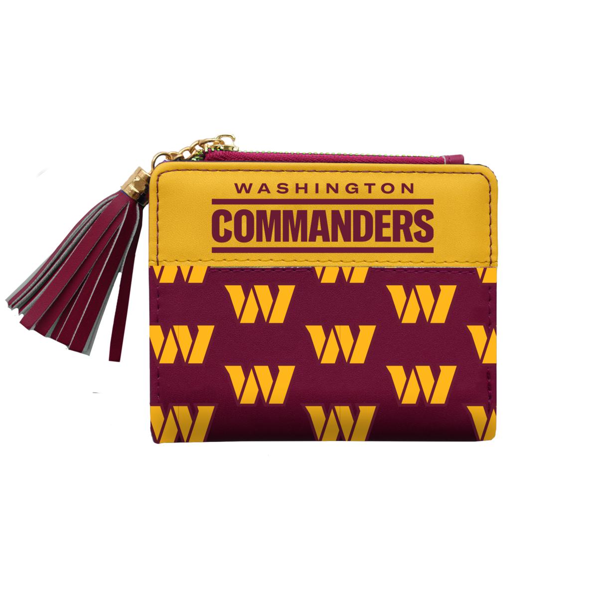 Officially Licensed NFL Washington Commander Mini Organizer Wallet | HSN