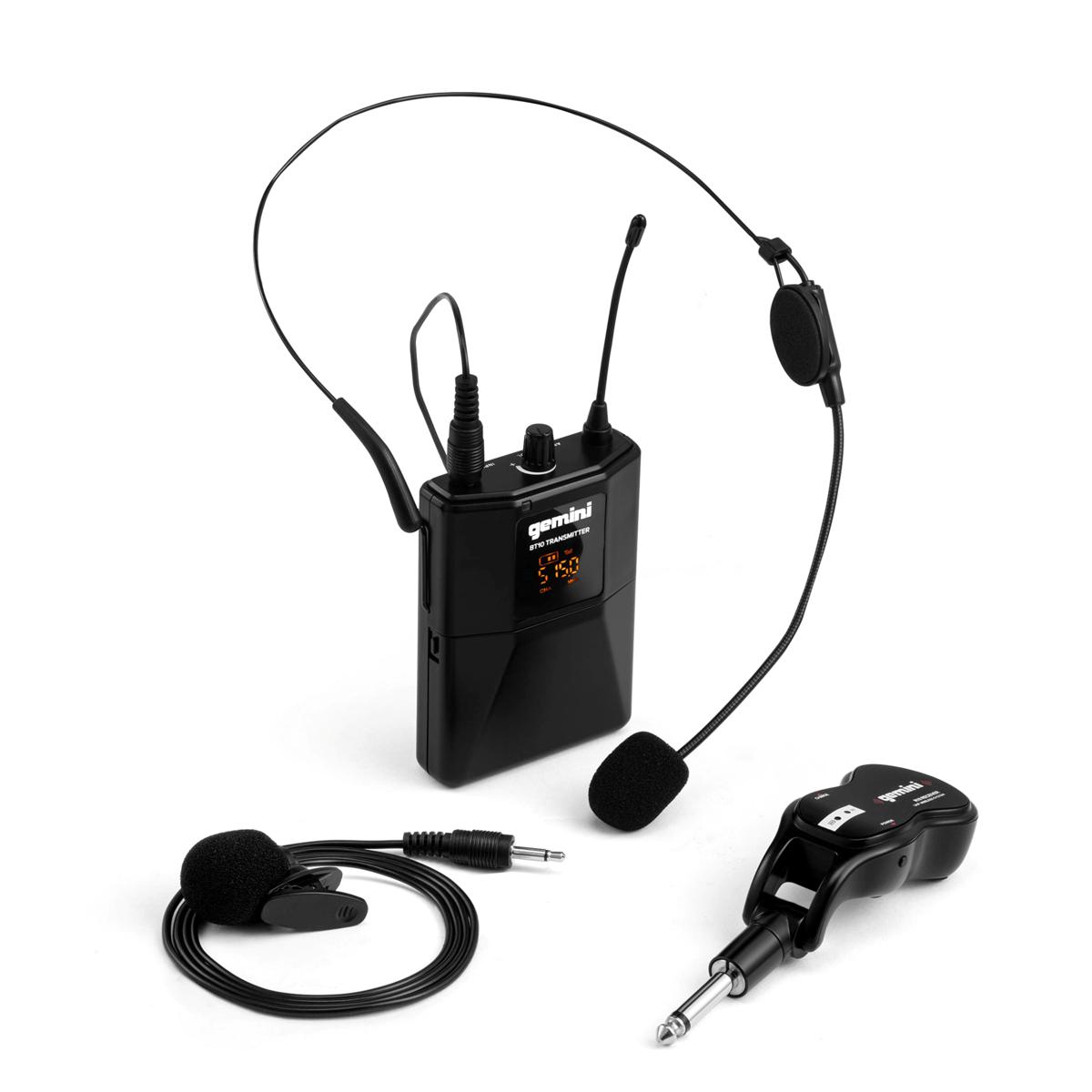 Gemini GMU-HSL100 UHF Wireless Headset Microphone System | HSN
