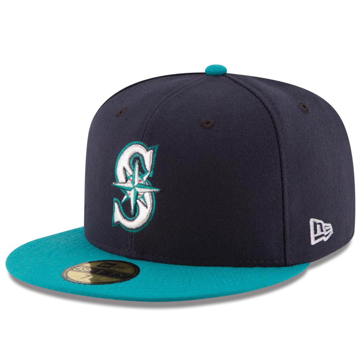 Officially Licensed New Era Authentic Collection Fitted Hat - Mariners ...