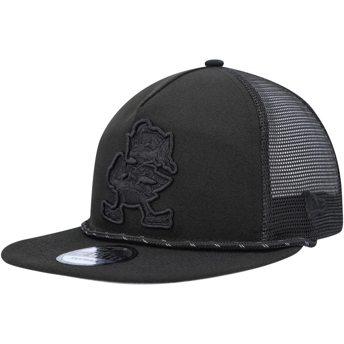 Men's New Era Black Illumination Golfer Snapback Trucker Hat - 10090526 ...